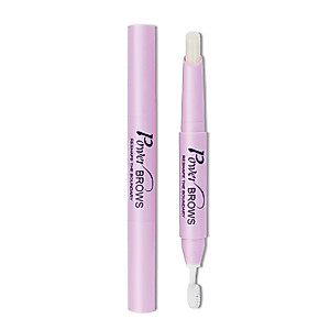 Music Flower Eyebrow Wax - Brow Wax with Brush, Clear Waterproof Long Lasting Eyebrow Wax Pen for Feathered Fluffy Brow Shaping Styling Makeup Pencil