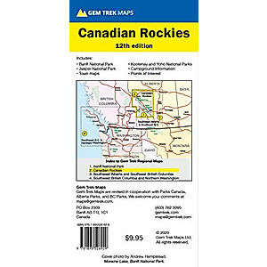 Canadian Rockies Map