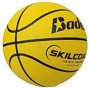 Baden Heavy Trainer Rubber Basketball | Weighted Training Ball for Enhanced Strength and Skill Development | Official Size