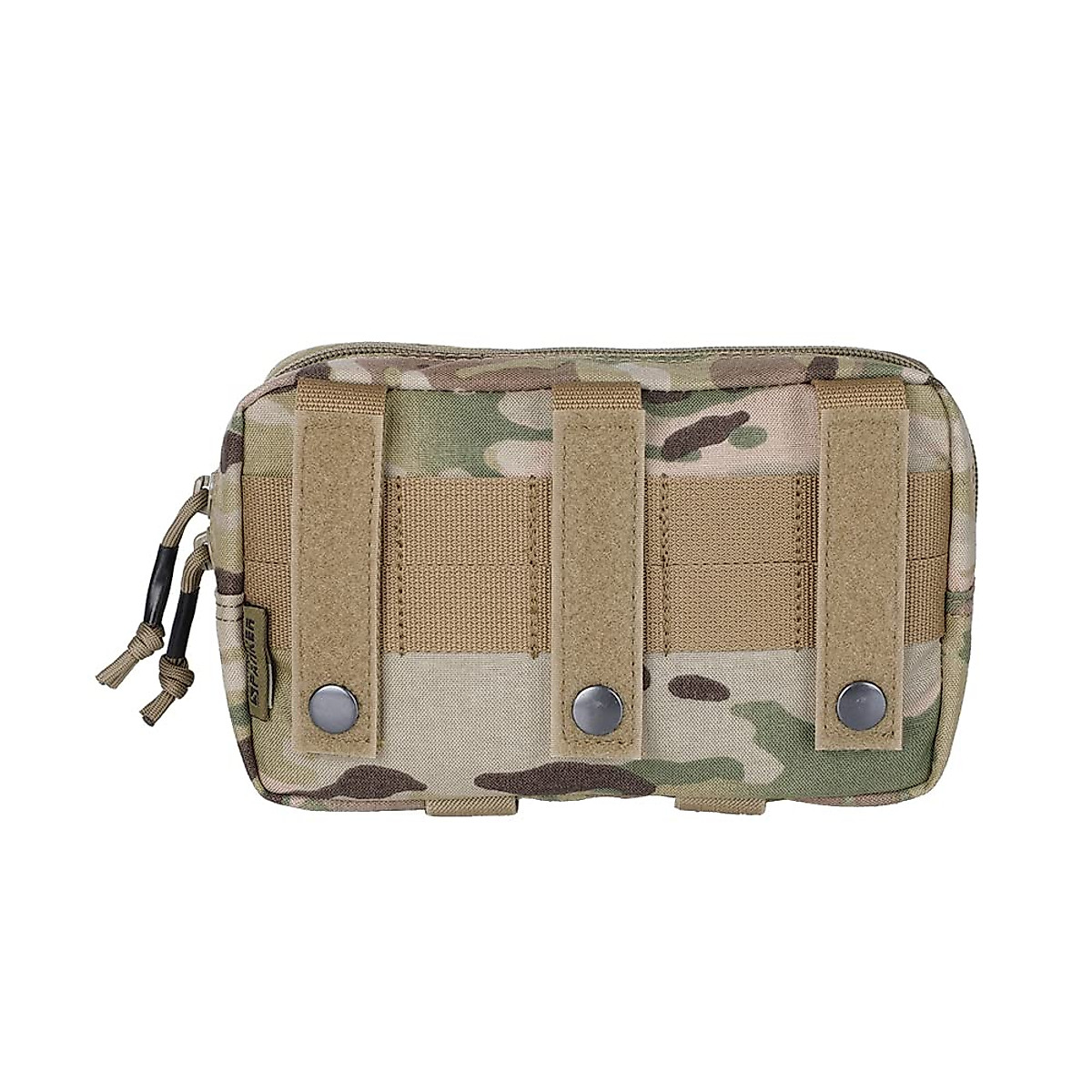 EXCELLENT ELITE SPANKER Tactical Molle Admin Pouch for Tactical Vest Chest Waist Pack Utility Tool Pouch Tactical EDC Bag(Multicam)