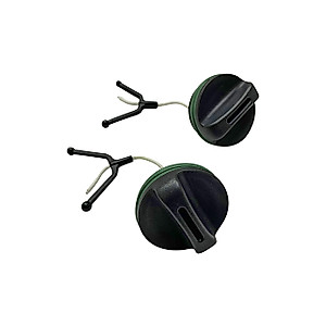 Fuel & Oil Cap Leak Proof Tested (2 PACK) Compatible with Husqvarna chainsaw 288 365 357 359 390 395 455 Rancher Parts OEM 537215202 537 21 52-02