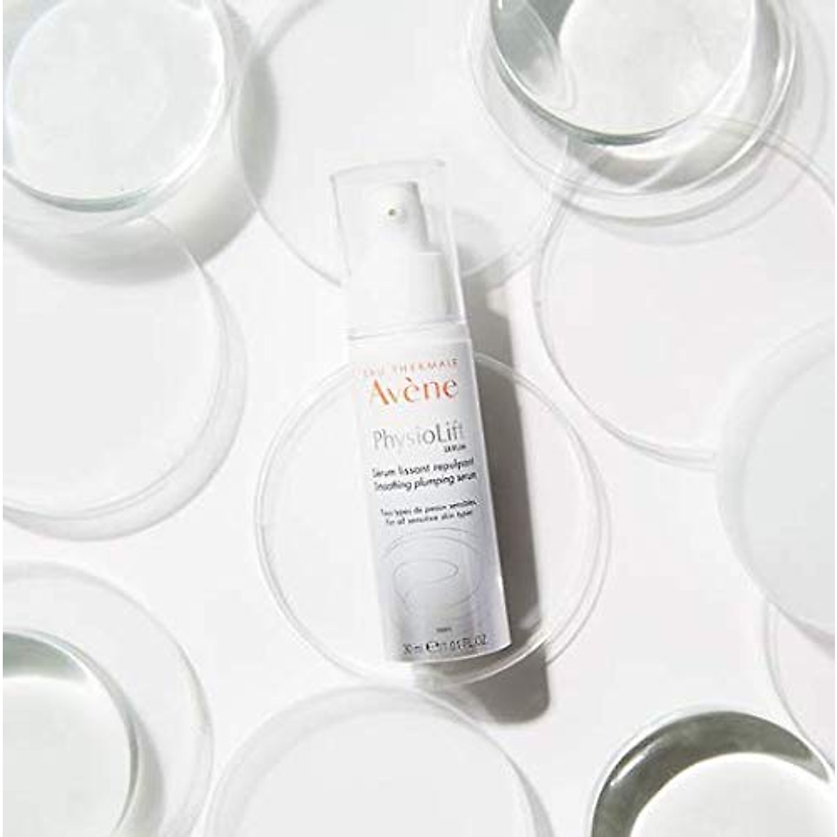 Avene PhysioLift Serum, Smoothing, Plumping Serum, Hyaluronic Acid to Reduce Appearance of Wrinkles, 1 Oz