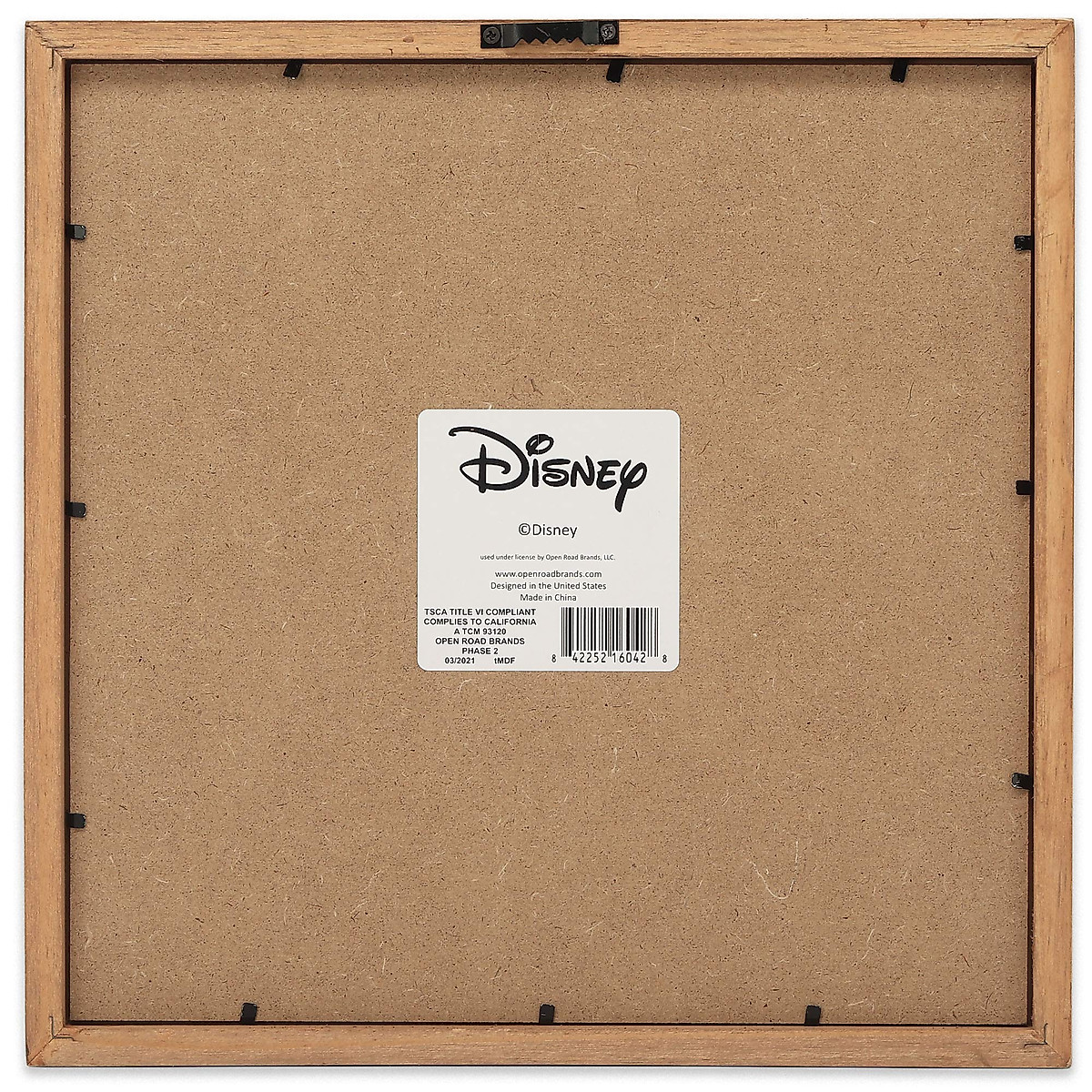 Open Road Brands Disney Peter Pan Lost Boys Made for Adventures Wood Wall Decor for Play Room, Kids' Bedroom, or Nursery