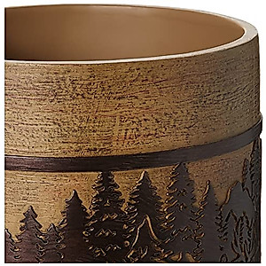 SKL Home Yellowstone Mountain Top Wastebasket