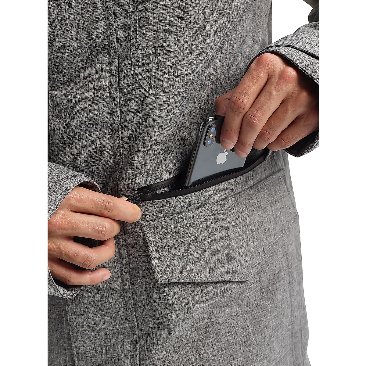 Burton Mens Covert Jacket, Bog Heather New, Medium