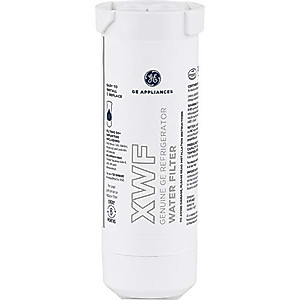GE XWF Refrigerator Water Filter | Certified to Reduce Lead, Sulfer, and 50+ Other Impurities | Replace Every 6 Months for Best Results | Pack of 1