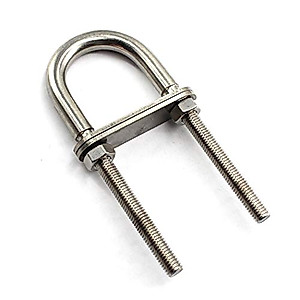 M8x120 U Bolt 304 Stainless steel Tie Down U Bolt (Pack of 2)