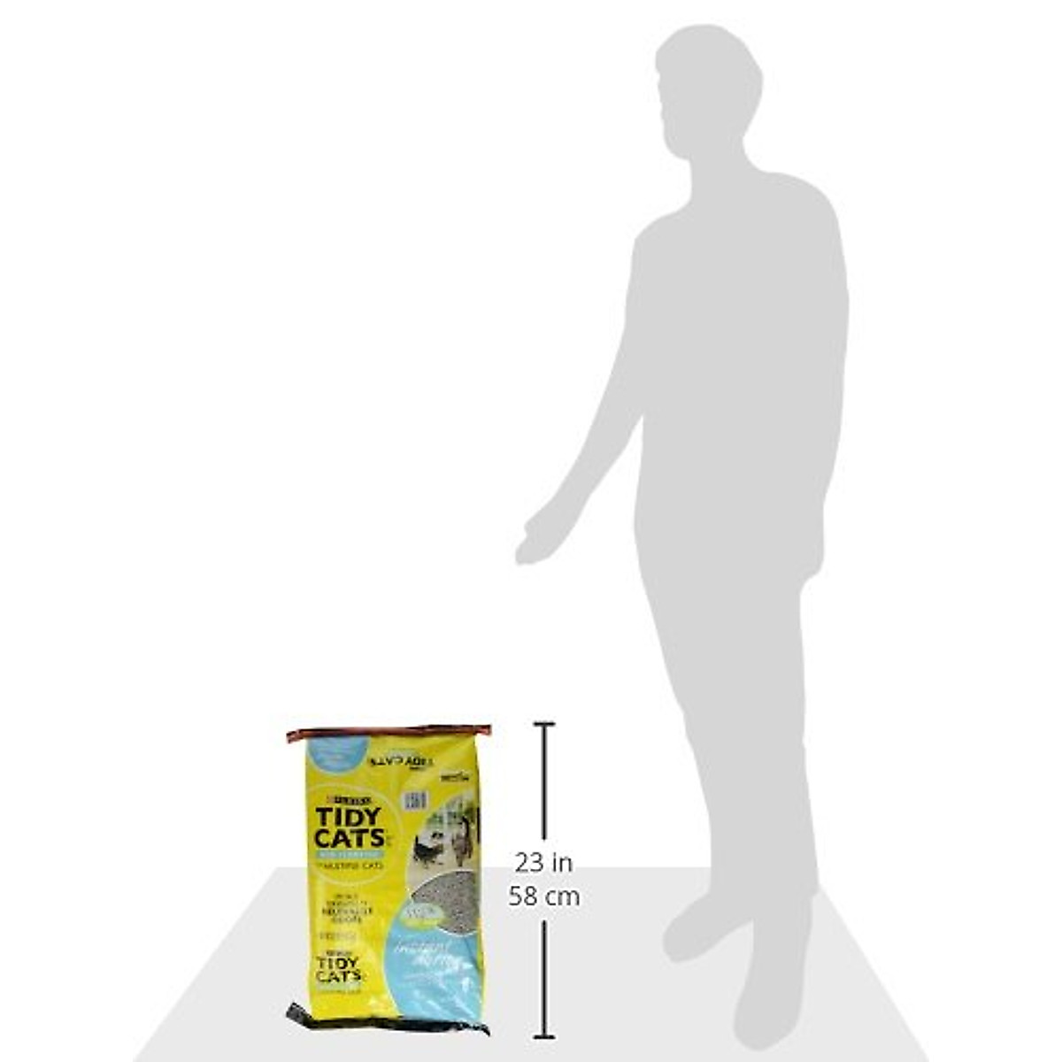 Purina Tidy Cats Non Clumping Cat Litter, 24/7 Performance Multi Cat Litter - 20 lb. Bag