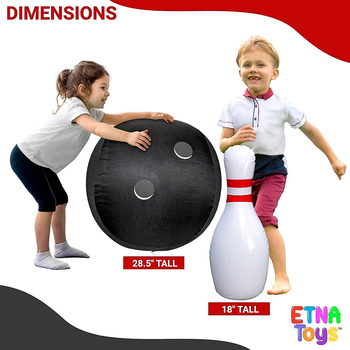 Etna Giant Inflatable Bowling Set