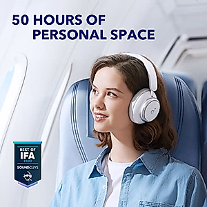 Soundcore by Anker Space Q45 Adaptive Active Noise Cancelling Headphones, Reduce Noise by Up to 98%, 50H Playtime, App Control, LDAC Hi-Res Wireless Audio, Comfortable Fit, Clear Calls, Bluetooth 5.3