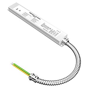 OSTEK 20W LED Emergency Driver 100-247V AC, 175V DC Rechargeable Emergency Light Backup Battery, UL Listed, 5-Year Warranty, Emergency Time 90 Min Power Suply for Panel Light, Linear Light (1-Pack)