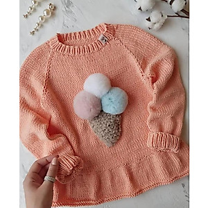 4 Pack (Skein) Gazzal Baby Cotton XL, 50% Soft Cotton 50% Premium Acrylic, Each 1.76 Oz (50g) / 114 Yrds (105m),DK- Worsted Baby Popular Yarn (4 Pack, Baby Blue - 3429) (GazzalBCXL)