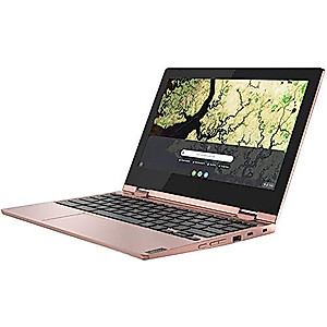 Lenovo Chromebook C340 2in1 Laptop, 11.6" HD (1366 X 768) Touchscreen Display, Intel Celeron N4000 Processor, 4GB LPDDR4 RAM,32GB SSD, Intel UHD Graphics 600, Chrome OS, Sand Pink