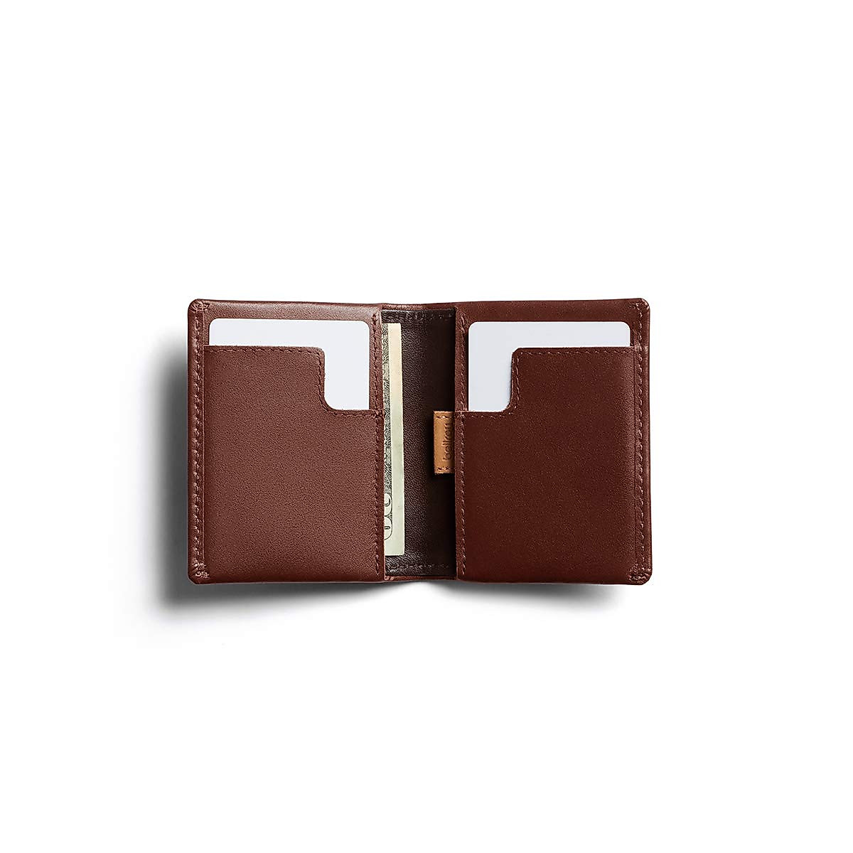 Bellroy Slim Sleeve (Slim Bifold Leather Wallet) - Charcoal - Cocoa Java