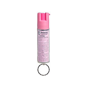 SABRE RED SABRE Protector Dog Spray with Key Ring, 14 Bursts, 12-Foot (4-Meter) Range, Humane Dog Attack Deterrent, Maximum Strength Allowed By EPA