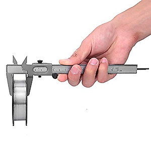 Vernier Caliper, High Precision Metal Vernier Caliper Manual Measuring Caliper Tools Micrometer Ruler for Measuring The Inner Diameter and Outer Diameter(6inch)