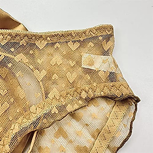 Underwear Women Seamless Thongs for Women Low Rise Floral Lace Stretch Open T-Back Thongs Breathable Solid Color Bowknot Strap Underwear Seamless Underwear for Women