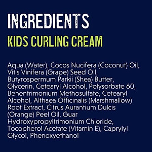 YOUNG KING HAIR CARE Kids Curl Cream for Wavy, Kinky Hair | Defining Cream with Shea Butter and Marshmallow Root to Moisturize & Soften | 8 oz (Pack of 2)
