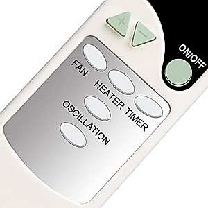 RCECAOSHAN Replacement for Twin Star ClassicFlame Classic Flame Dura Flame Fireplace Stove Heater Infrared Remote Control 5Q1072ARA 5HM7000 5HM7000-NC04 5HM7000-B335 5HM8000 5HM8000-C285 (T-A5)