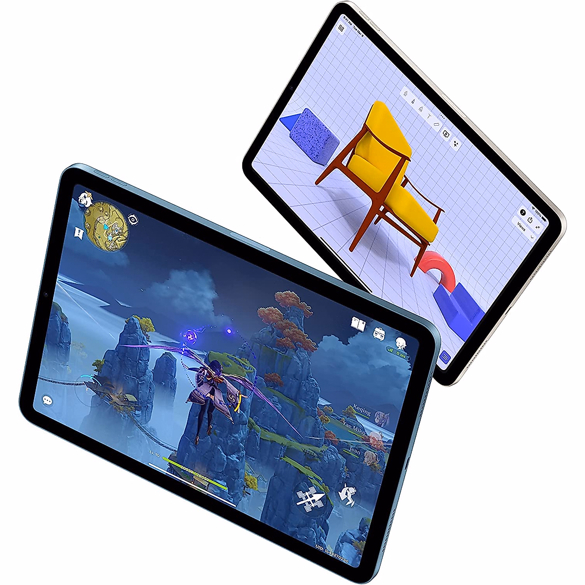 2022 Apple iPad Air (10.9-inch, Wi-Fi, 256GB) - Starlight (Renewed)