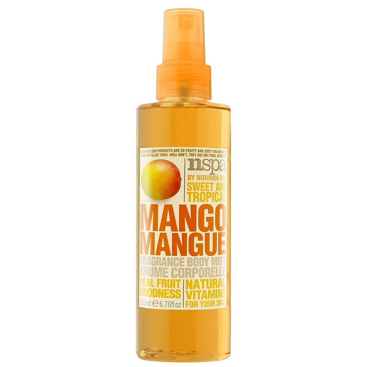 nspa Sweet and Tropical Mango Fragrance Body Mist