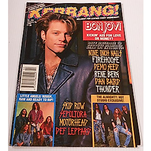 Kerrang! magazine(UK Publication) issue 426 January 16,1993 (Bon Jovi on cover)[single issue magazine]WEAR on COVER, CORNERS and SPINE