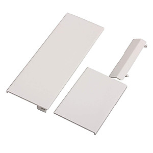 Wii White Replacement Door Replacement Memory Door Slot Covers Repair Door for Nintendo Wii Console Parts (1 Set of 3 pieces White)
