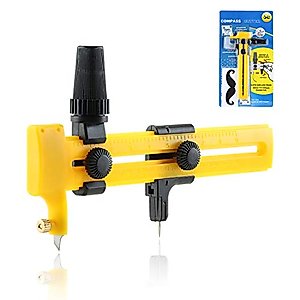 Mr. Pen- Compass Circle Cutter, 6.25In, Circle Cutter, Fabric Circle Cutter, Circle Cutter for Paper Crafts, Compass Cutter, Circular Cutter, Cutting Compass, Circle Cutter for Fabric