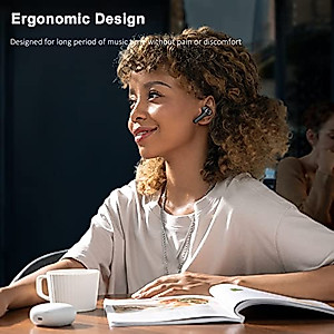 Elegant Choise Wireless Earbuds Bluetooth Headphones Noise Cancelling Earbuds Touch Control with Wireless Charging Case Waterproof Stereo Earphones in-Ear Premium Deep Bass Gift for Men Women Sport