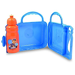 Nick Shop Paw Patrol School Backpack With Lunch Box For Kids, Boys ~ 5 Pc Bundle With 16" Paw Patrol School Bag, Water Bottle, Stickers and More School Supplies