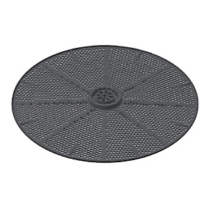 Drain Defender Easy-Install Two-Stage Stairwell Drain Cover Resists Yard Waste Clogs and Flooded Basements