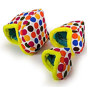 YITAQI Parrot Nest Pet Bird Nest,Warm Winter Hanging Sleeping Bag Cave Hut Parrot Toy Bird Bed Tent Hammock(M)