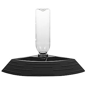 Balacoo Reptile Water Feeder Automatic Water Dispenser Waterer Feeding Accessories for Turtle Bearded Dragons Lizards Geckos Pet Lizard Drinking Tray Black