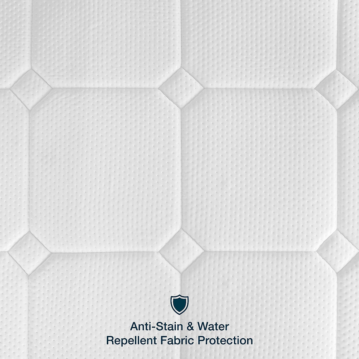 SensorPEDIC 3 in Euro Majestic Mattress Topper, Full, White