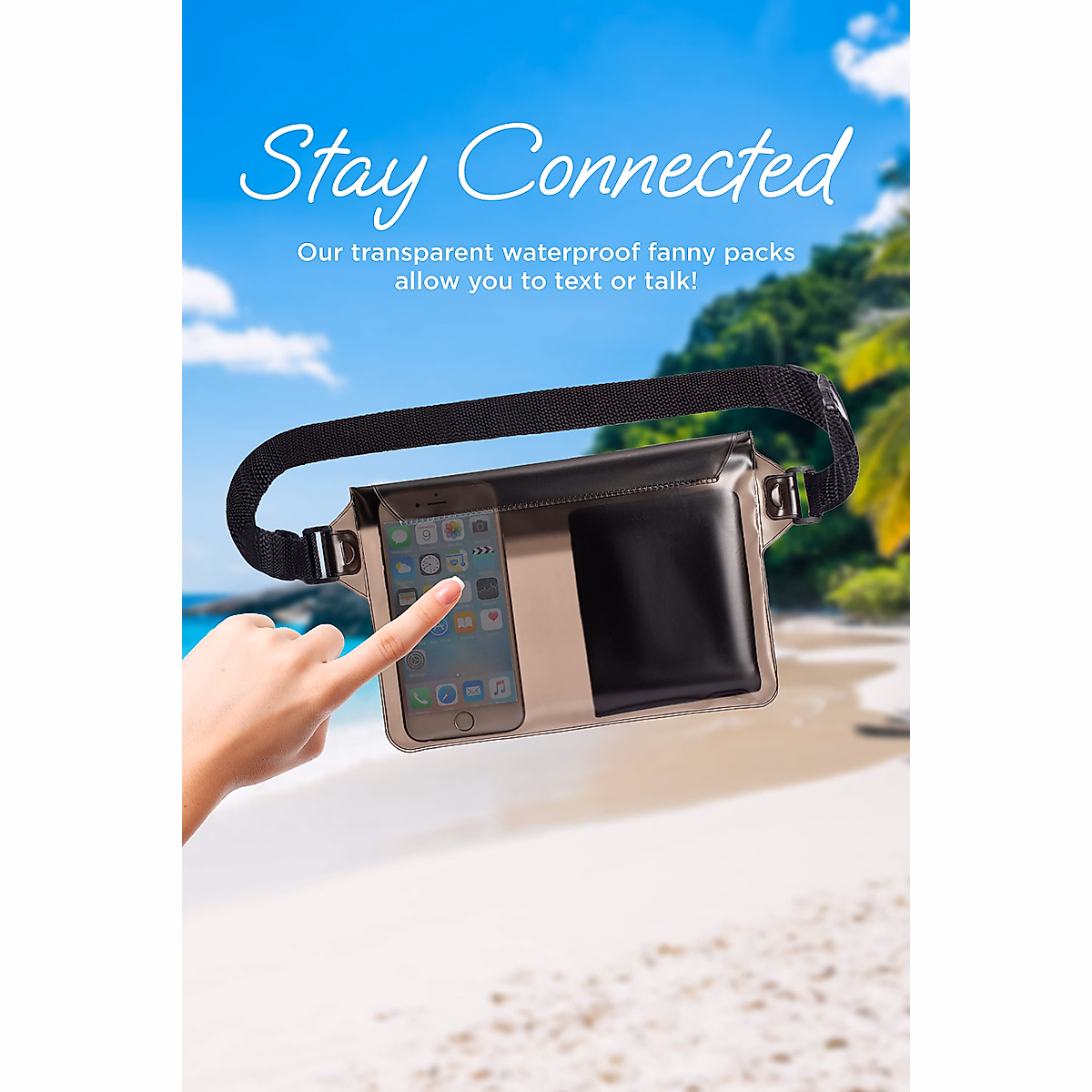 Waterproof Bachelorette Party Fanny Pack Set (7 Pack - Black) 1 “Wife of the Party” Bride Fanny Pack and 6 “The Party” Bachelorette Fanny Packs | Bachelorette Party Favors I Bachelorette Gifts