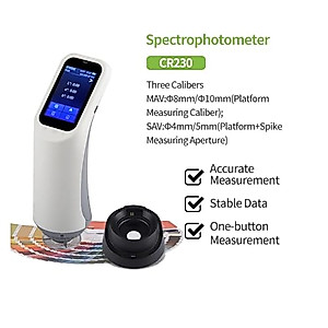 Colorimeter, CR110 High-Precision Portable Spectrophotometer, Plastic Paint Ink Color Mixing and Matching Colorimeter(CR230)