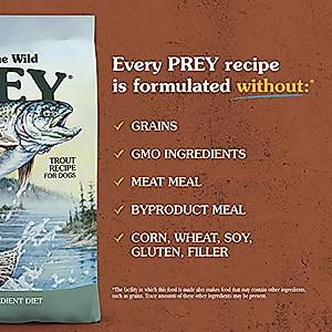 Taste of the Wild Prey Real Meat High Protein Turkey Limited Ingredient Dry Cat Food Grain-Free Recipe Made with Real Cage-Free Turkey, and Includes Probiotics for All Life Stages 6lb