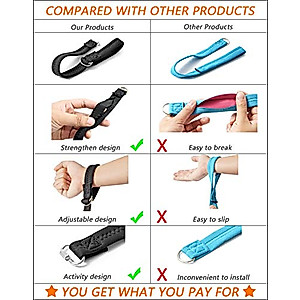 Baby Stroller Pram Wheelchair Safety Wrist Strap or Short Leash for Dog(Black)