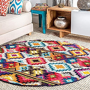 nuLOOM Lizmar Retro Runner Rug, 2' 5" x 8', Multi