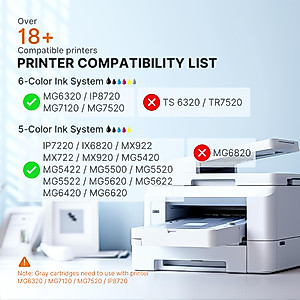 E-Z Ink (TM Compatible Ink Cartridge Replacement for Canon PGI-250XL PGI 250 XL to use with PIXMA MX922 MX722 MG5420 MG5520 MG5620 MG6320 MG6420 MG6620 MG7120 MG7520 iP8720 (Large Black) 4 Pack