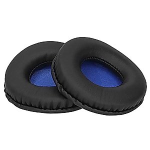 Hilitand Ear Pads for Skullcandy Hesh, Replacement Ear Cushion Cotton Sponge Headset Earpads Earmuffs Foam Cover for Skullcandy HESH/HESH 2.0 Wireless Over-Ear Headphones(Black+Blue)