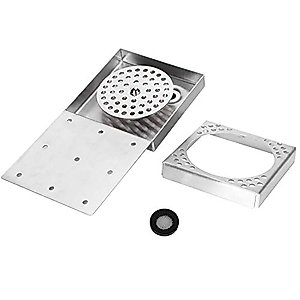 Glass Rinser, Cup Washer Multi‑angle Water Outlet G1/2 Male Thread 11.4x5.7in Automatic Cup Washing Machine for Bars Pubs, Restaur and Hotels