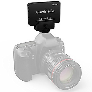 Aputure Amaran AL-M9 Lighting Up Pocket Sized LED CRI/TLCI 95+ 9 SMD Bulbs 9 Steps Dimming 5500K Max 900lux Internal Battery with Micro-USB Charging for Sony Canon Nikon