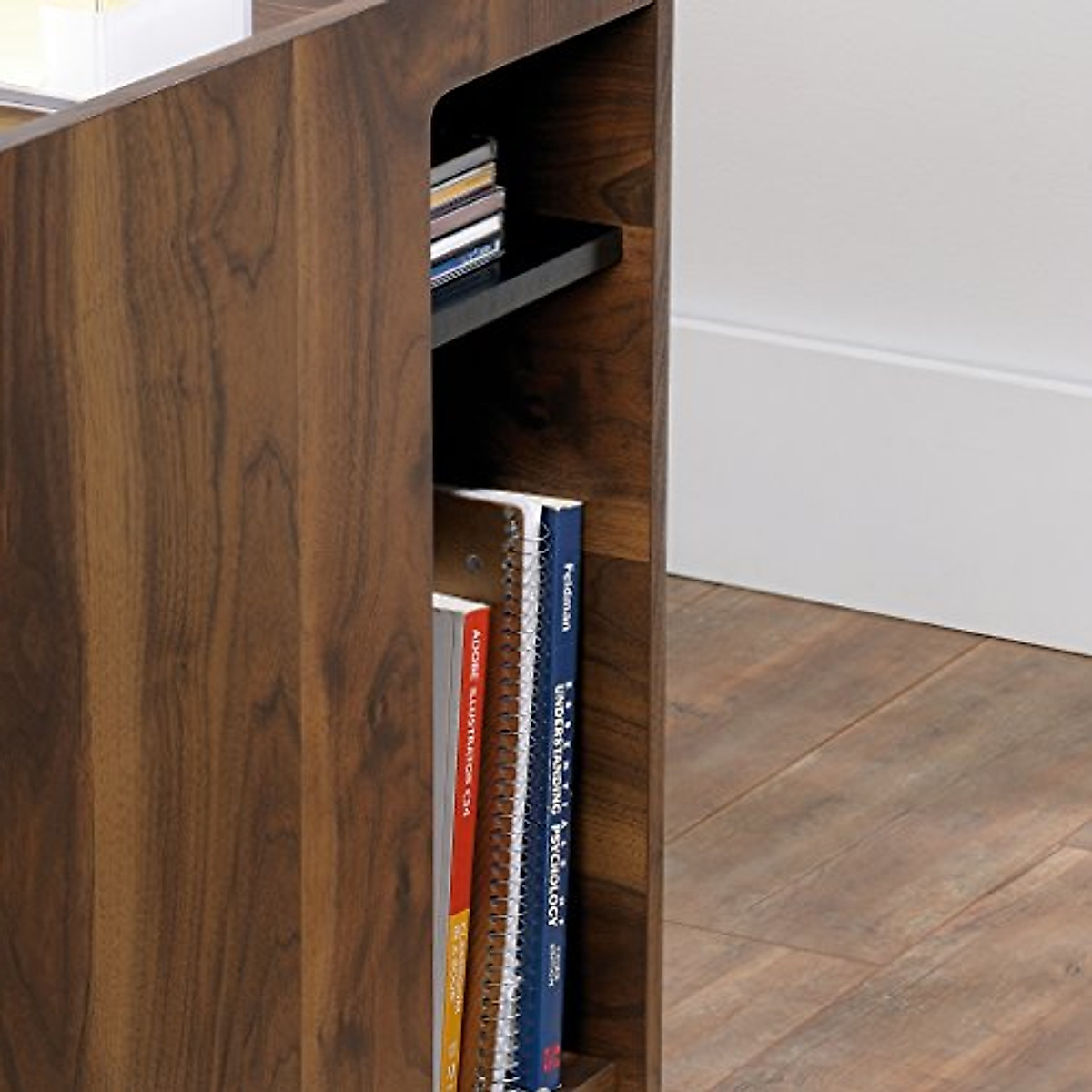 Sauder Harvey Park Desk, Grand Walnut finish