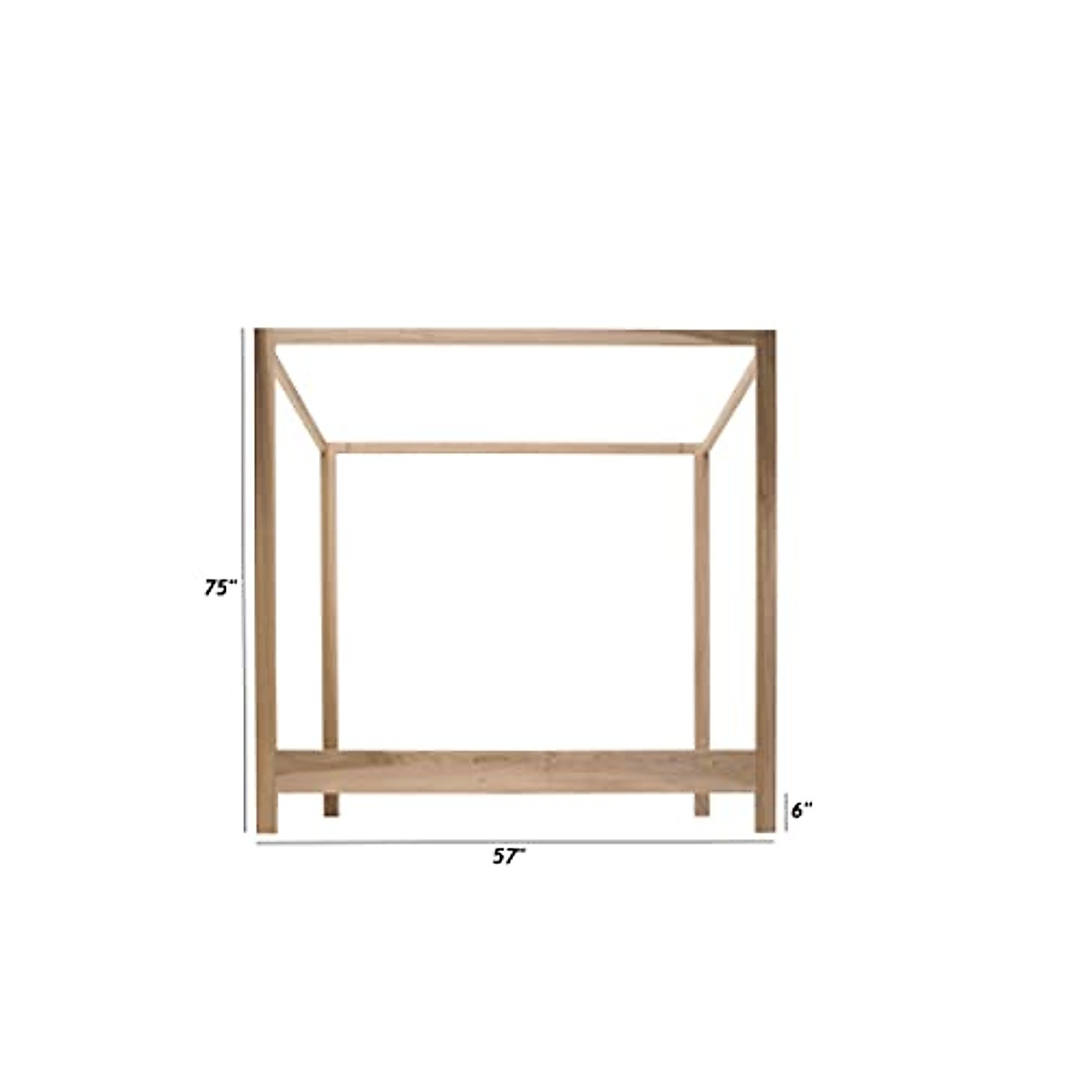 Full Size Canopy Bed Handmade in the USA