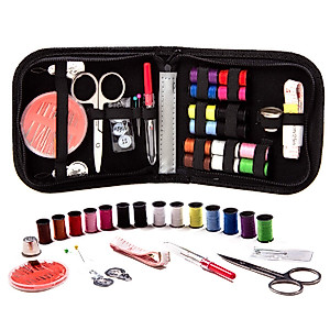 Embroidex Sewing Kit for Home, Travel & Emergencies - Filled with Quality Notions Scissor & Thread - Great Gift