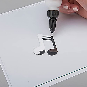 Polyform Liquid Sculpey Liquid Polymer Oven-Bake Clay, Classic Sampler Pack, Three 1 oz. bottles included, White, Black and Clear colors, Great for jewelry, holiday, DIY