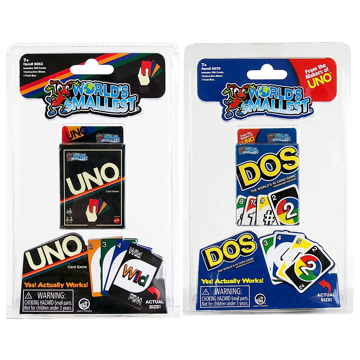 Worlds Smallest Retro UNO and DOS (Bundle)