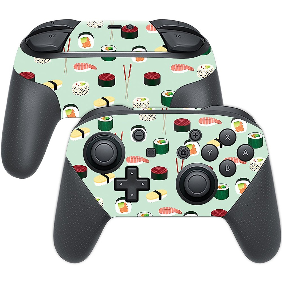MightySkins Skin Compatible with Nintendo Switch Pro Controller - Sushi | Protective, Durable, and Unique Vinyl Decal wrap Cover | Easy to Apply, Remove, and Change Styles | Made in The USA