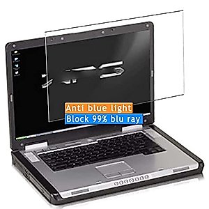 Vaxson 2-Pack Anti Blue Light Screen Protector, compatible with DELL XPS M170 17" TPU Film Protectors Sticker [ Not Tempered Glass ]